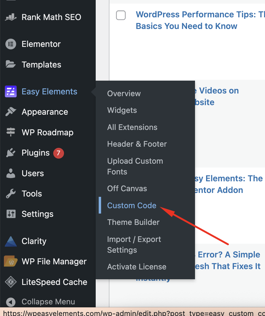 How to Add Custom Code to WordPress Header and Footer - Easy Elements ...